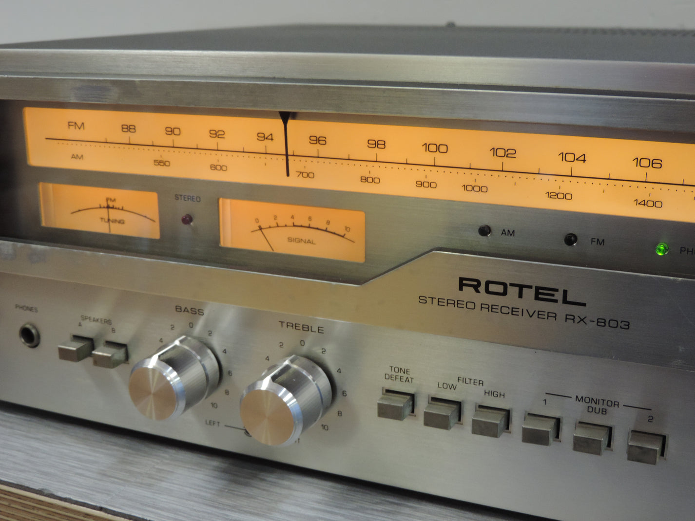 Rotel RX-803 Stereo Receiver * 70W RMS * 1973 – The Turntable Store