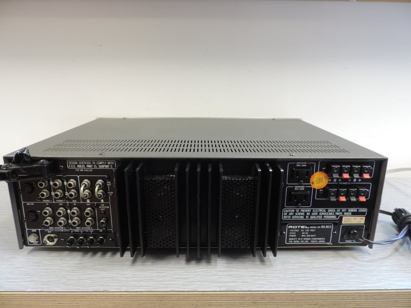 Rotel RX-803 Stereo Receiver * 70W RMS * 1973 – The Turntable Store