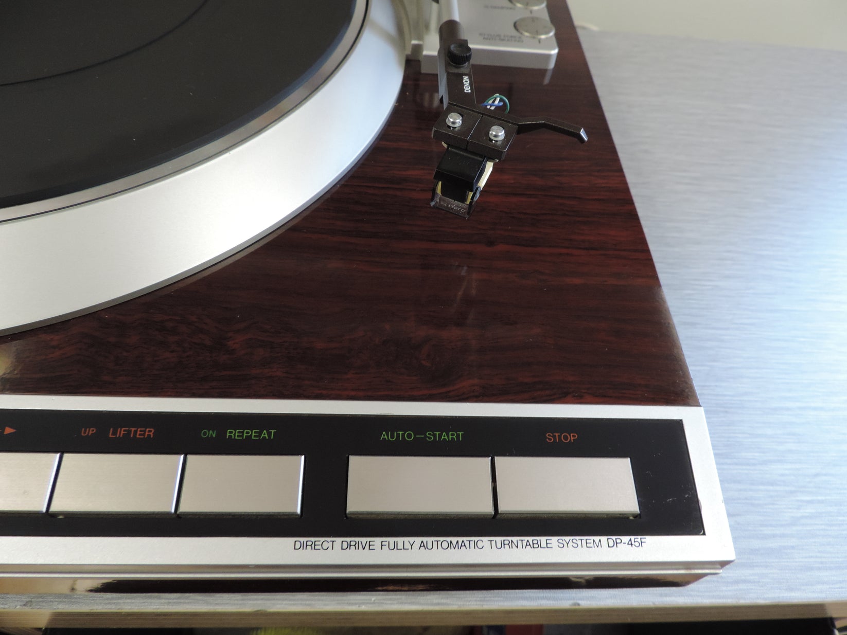 Denon DP-45F Direct Drive Turntable * Audio Technica AT125LC Needle ...