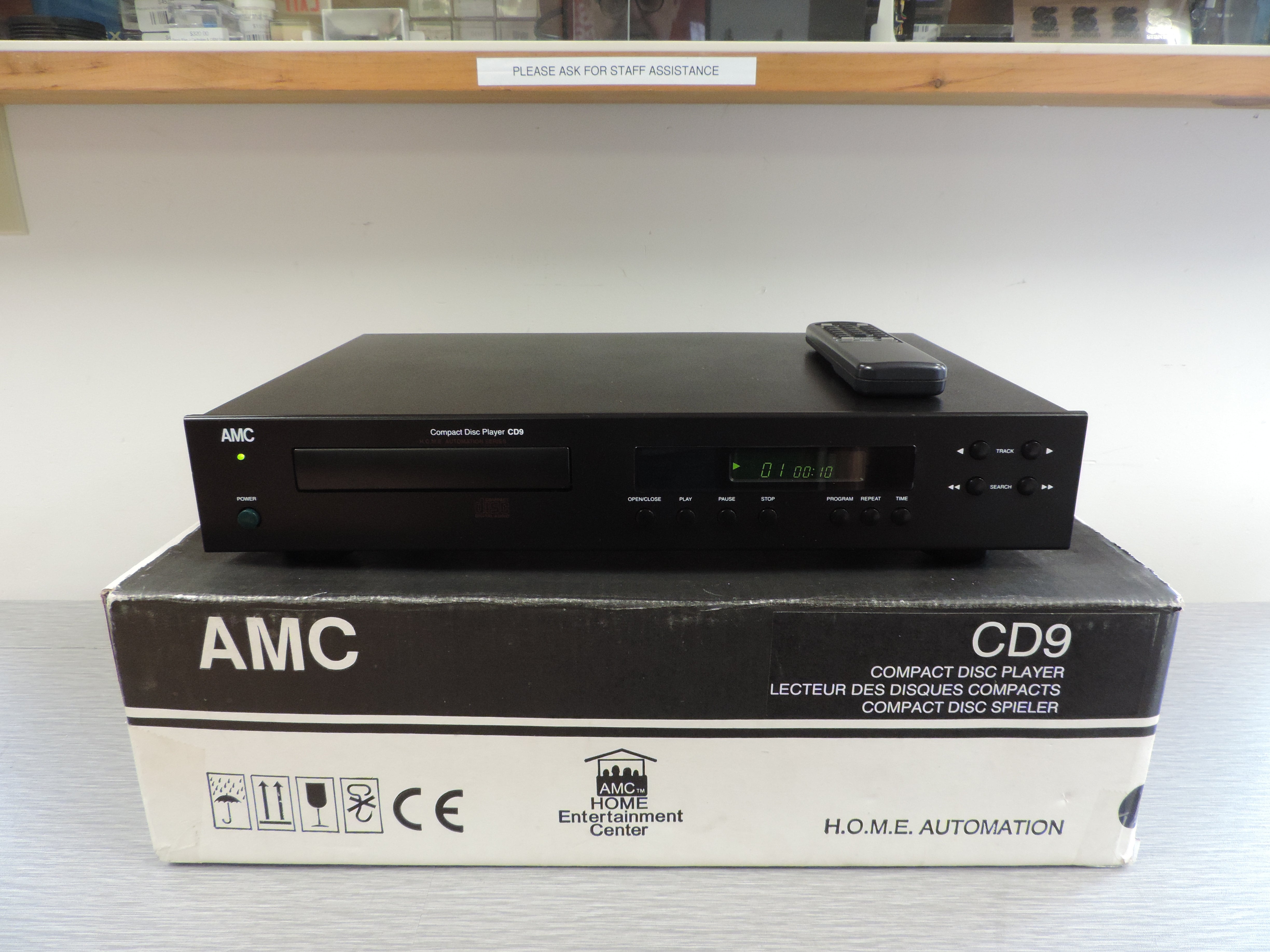 AMC by Veltronics London * CD9 SIngle Cd Player * Remote * Box – The ...