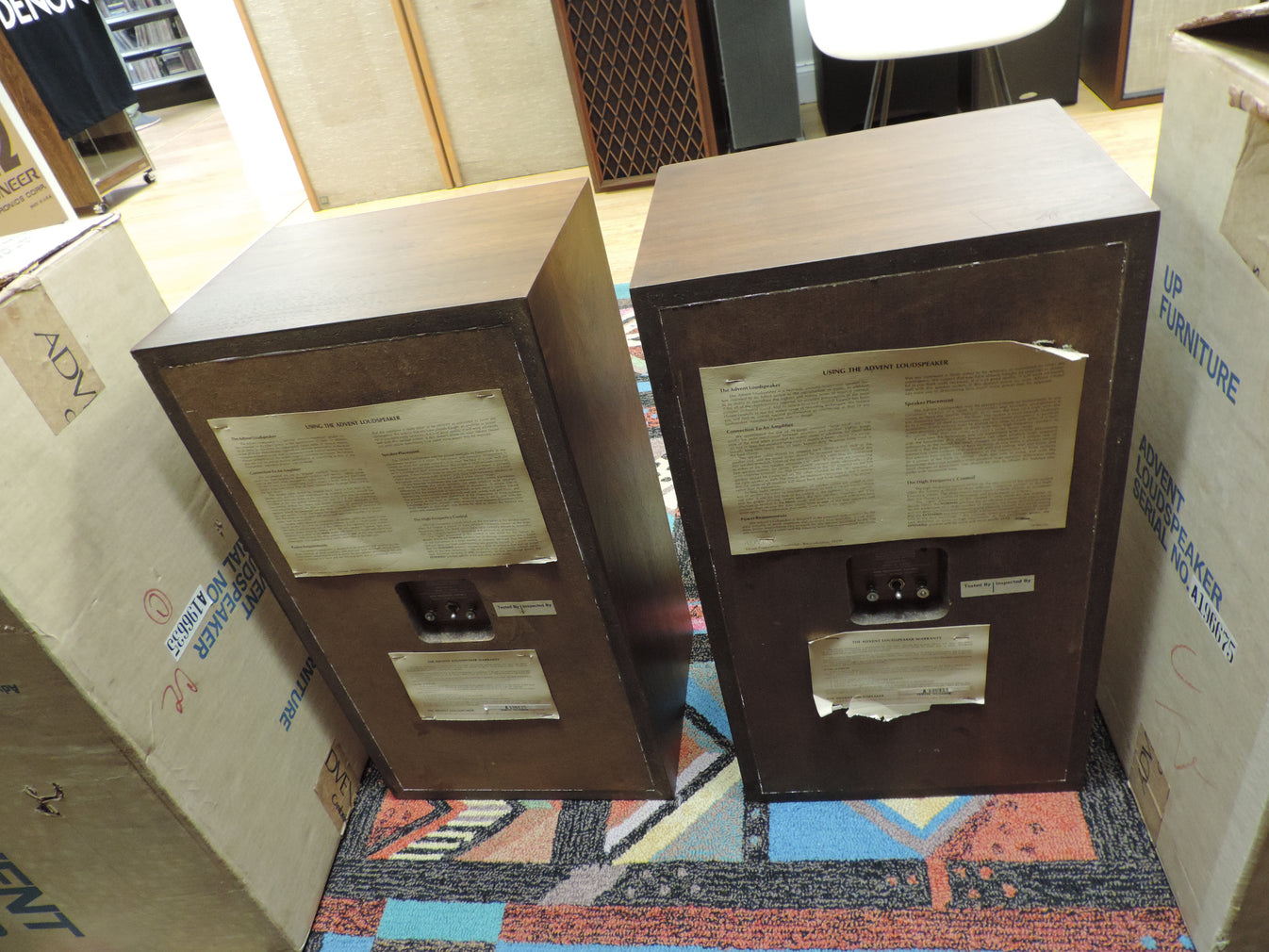 Advent Large Advent Speakers * New Foams * Boxes – The Turntable Store