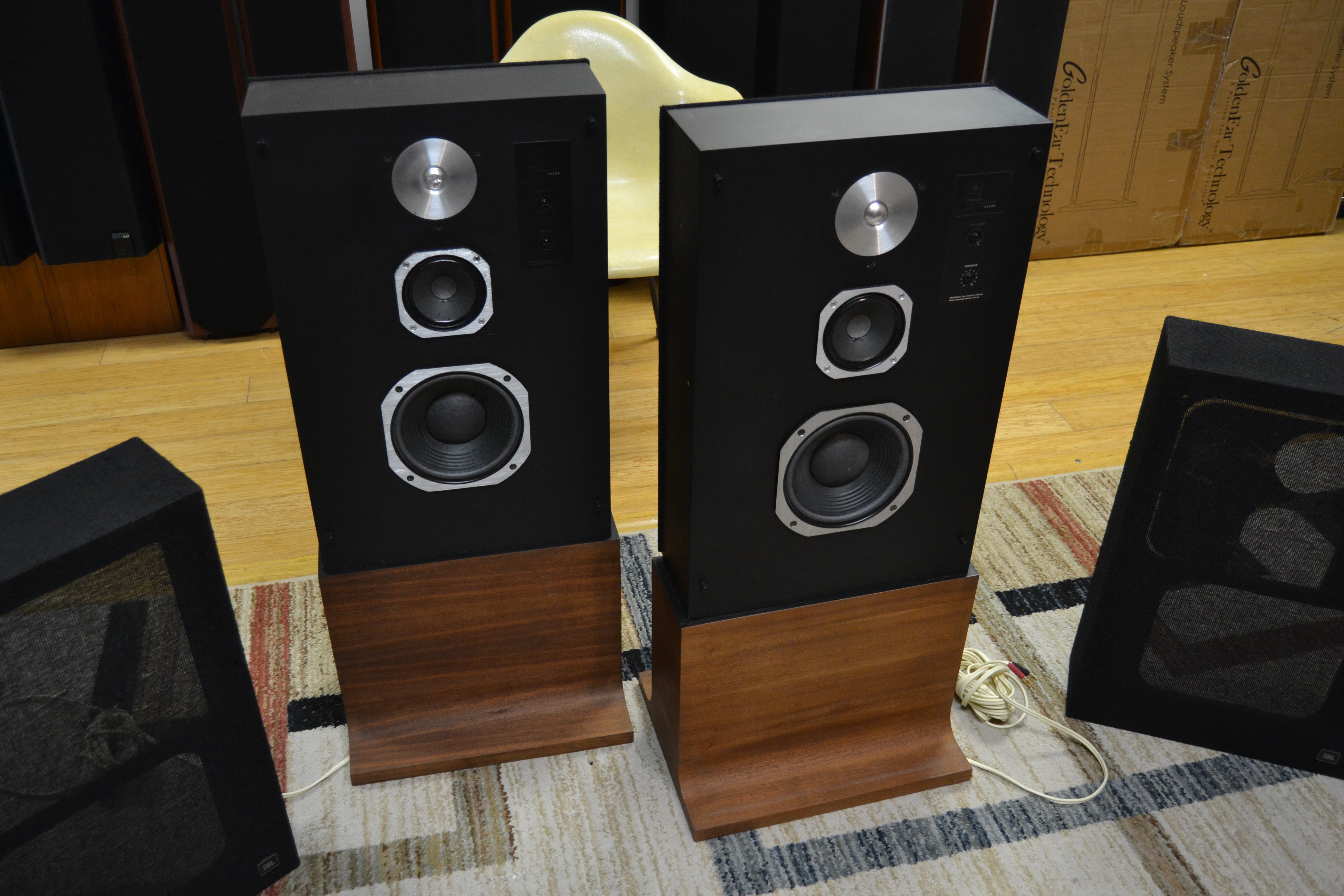 JBL L212 Floor Standing Speakers * New Foams 12/2025 – The Turntable Store