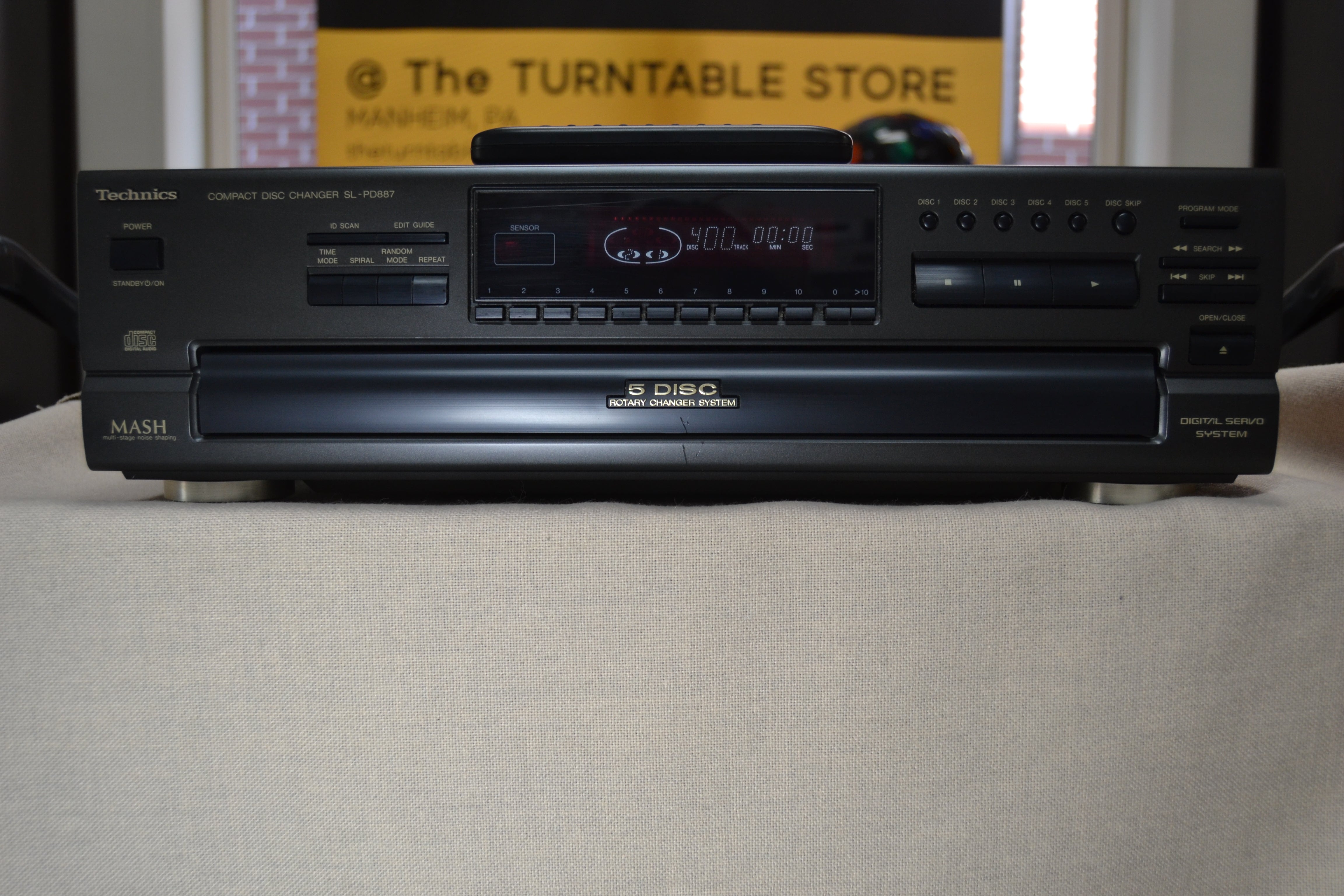 Technics SL-PD887 Cd Carousel 5 Discs * Remote Control – The Turntable ...