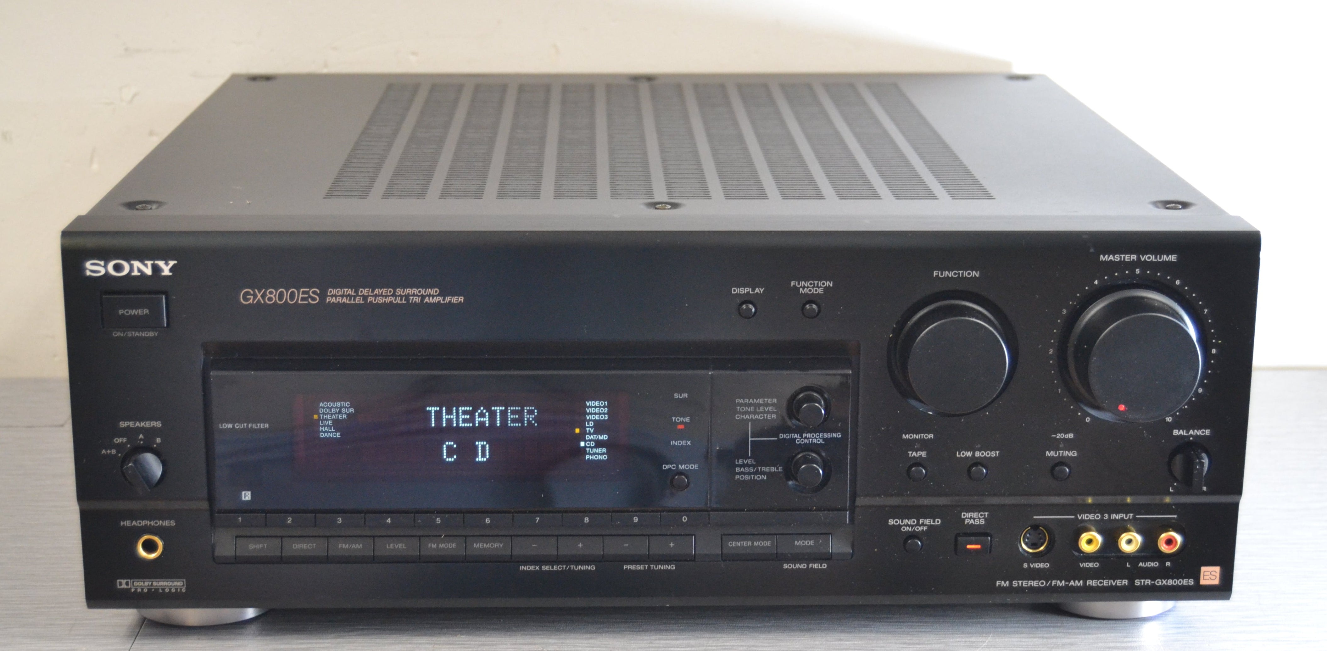 Sony GX-800ES Stereo Receiver * Remote * 90W RMS – The Turntable Store