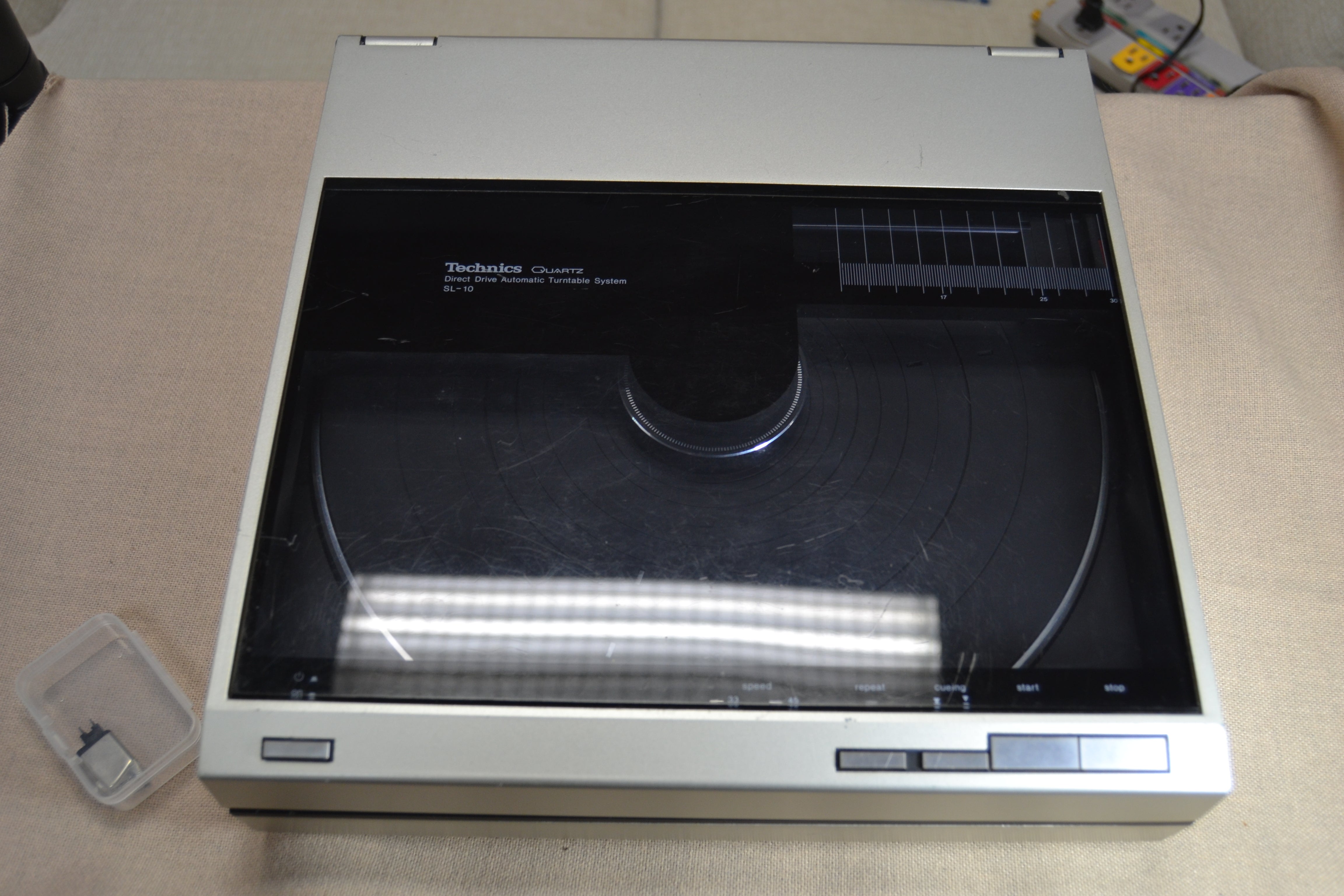 Technics SL-10 Linear Tracking Turntable with NEW Audio Technica cartr ...