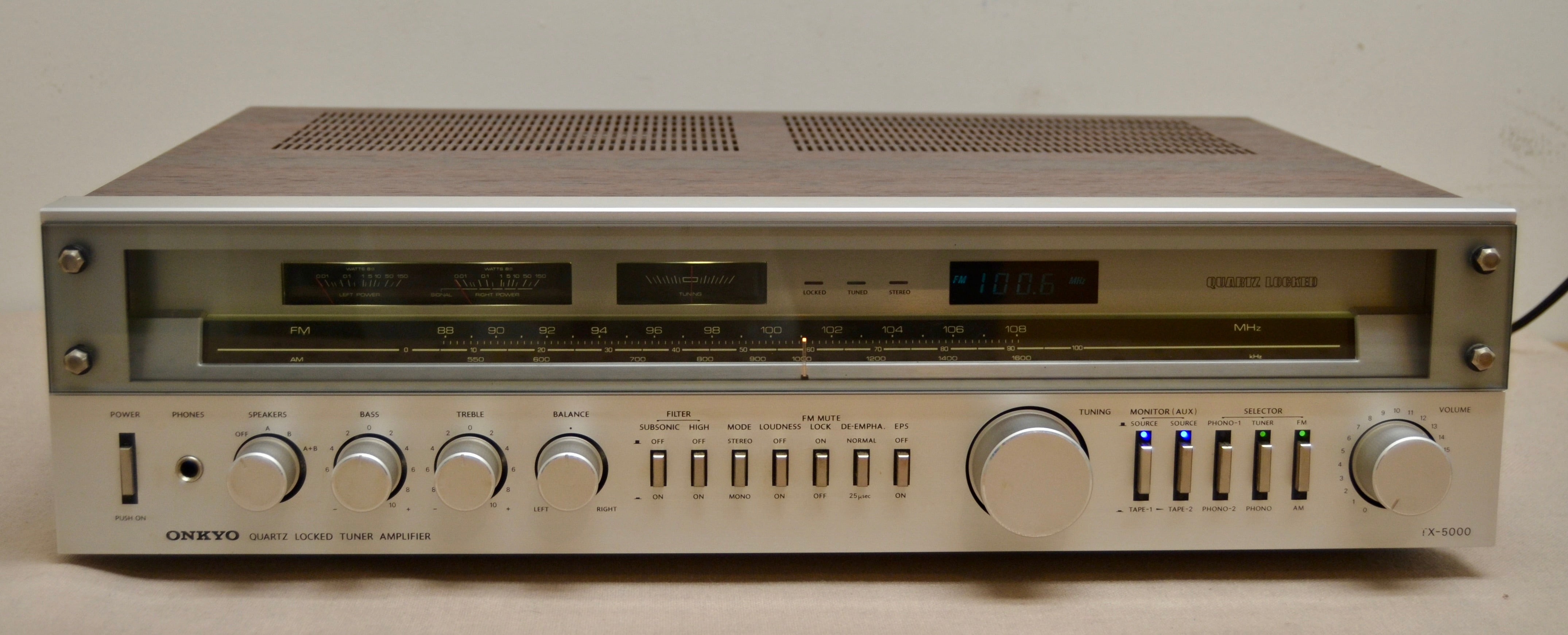 Onkyo TX-5000 Stereo Receiver * 65W RMS * 1980 – The Turntable Store