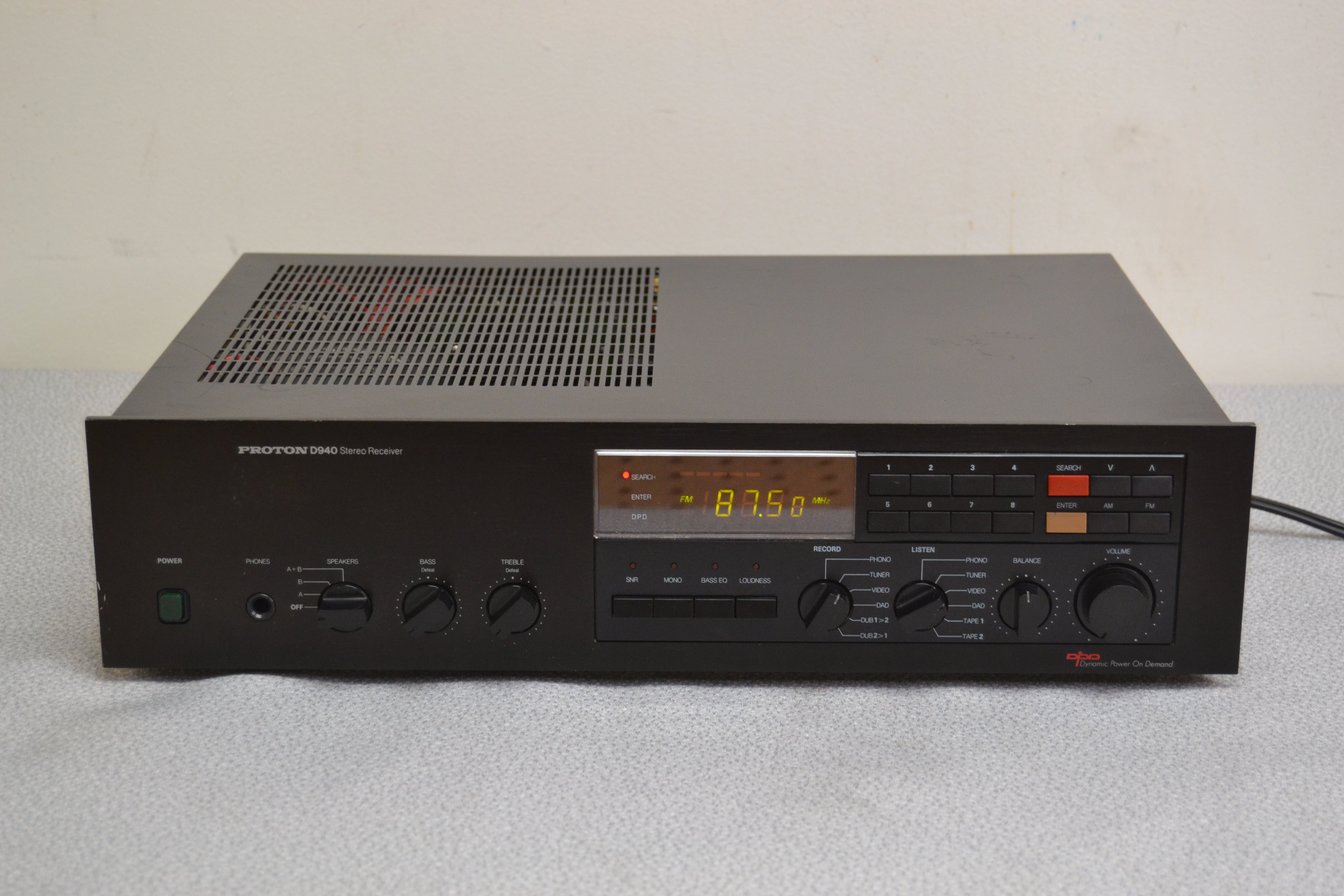 Proton D940 Stereo Receiver * 40W RMS * 1985 – The Turntable Store