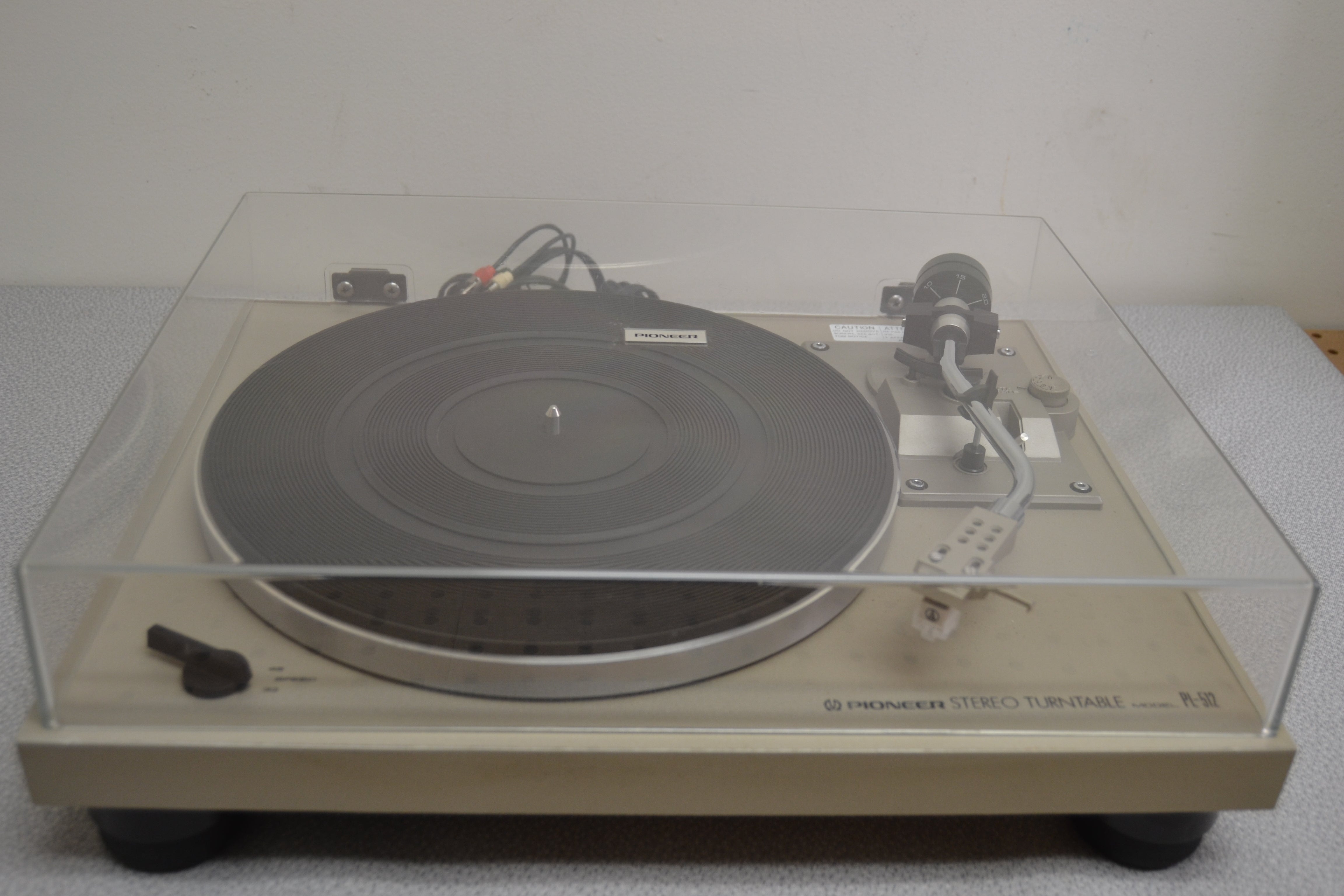 Pioneer PL-512 Direct Drive Turntable * NEW Audio Technica Cartridge ...