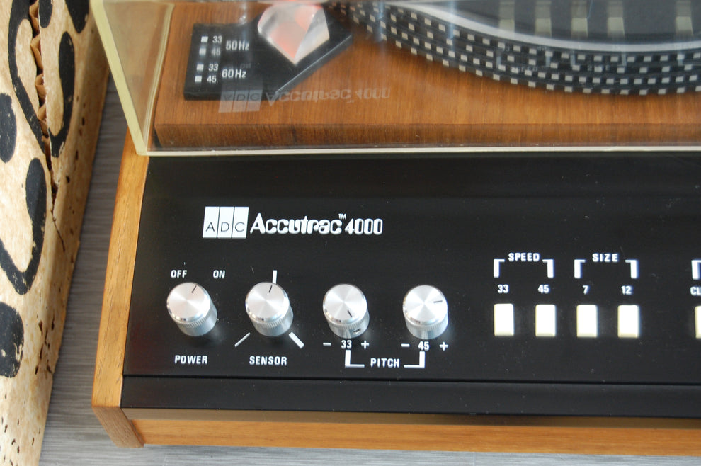 ADC Accutrac 4000 Programmable Turntable - Remote Control - Box – The ...