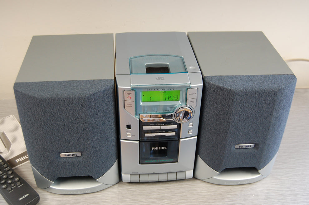 Philips MC118 * Compact Audio System * Remote Control * Manual – The ...