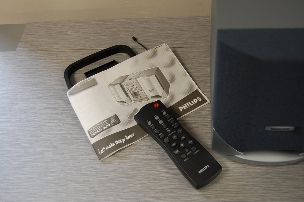 Philips MC118 * Compact Audio System * Remote Control * Manual – The ...