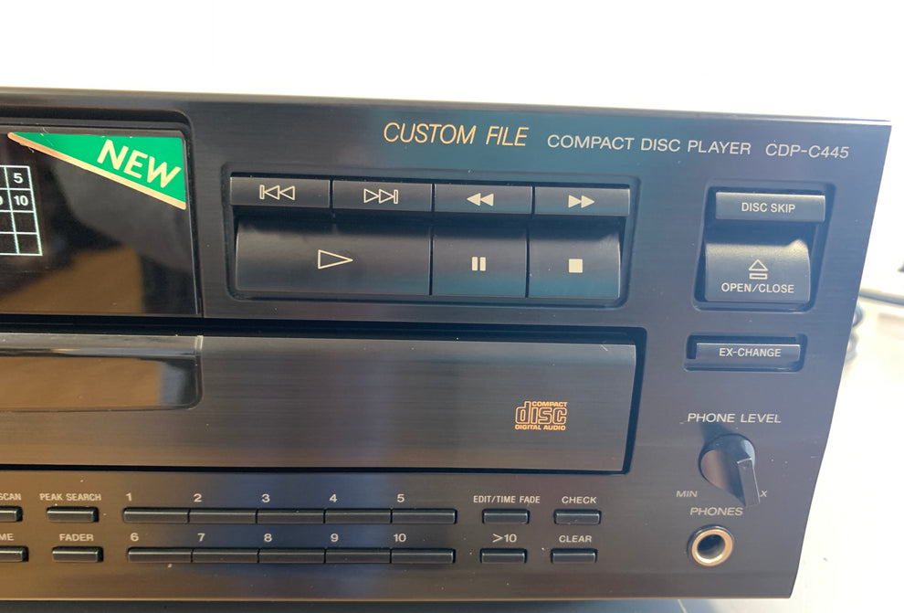 Sony CDP-C445 Carousel 5 Discs – The Turntable Store