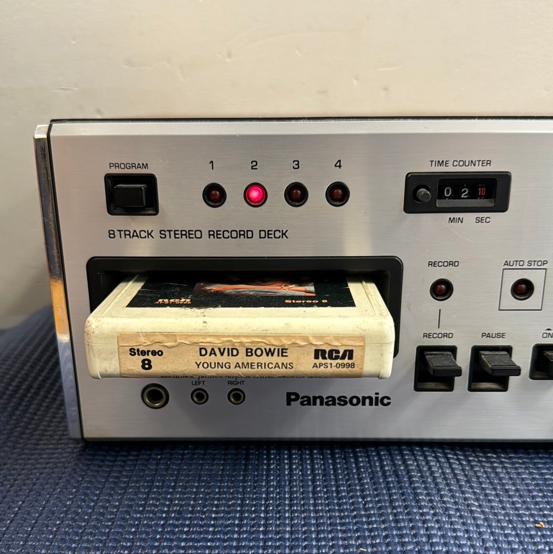Panasonic RS-808 Eight Track Player and Recorder – The Turntable Store