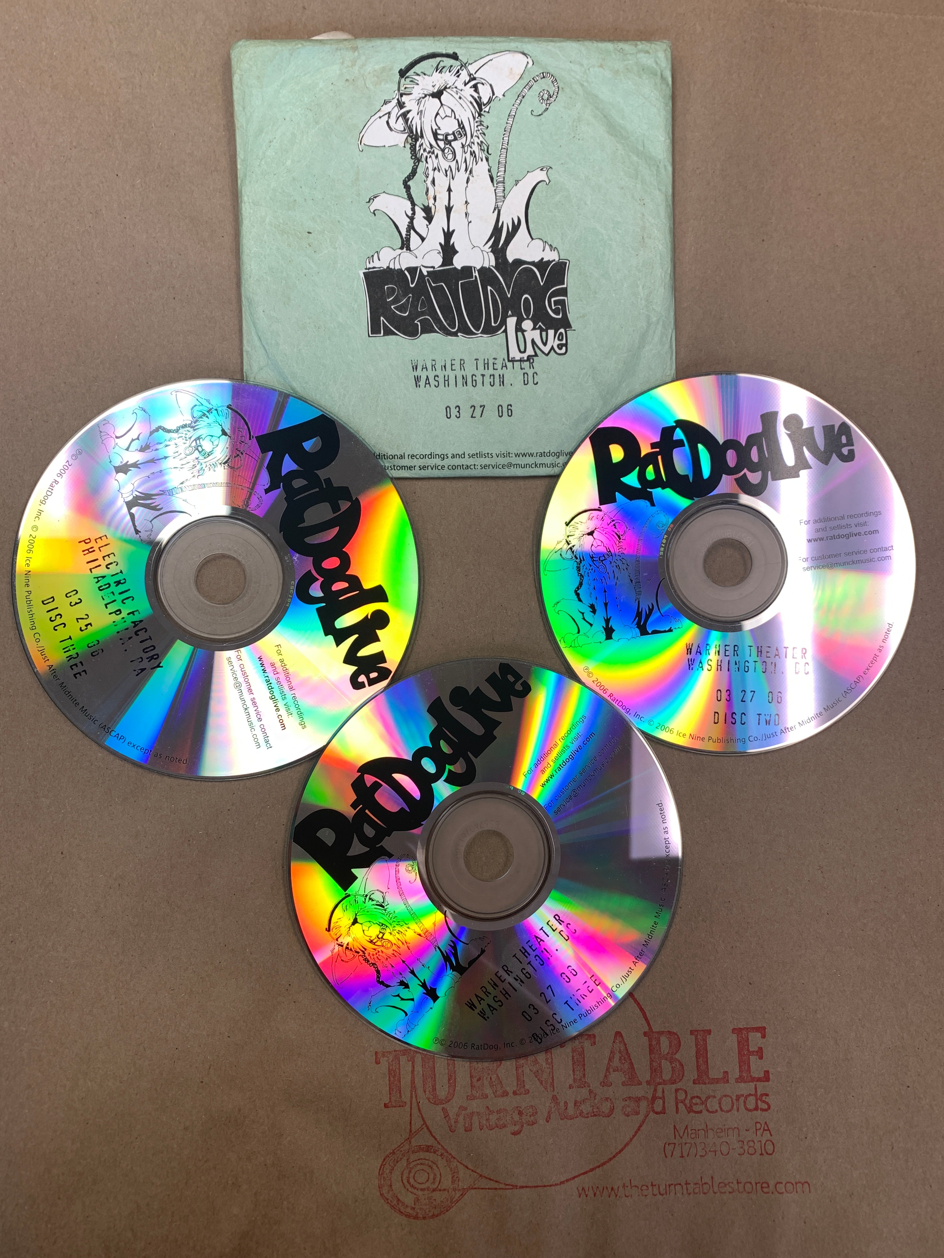 RatDog Live Spring Tour 2006 (3xCD) – The Turntable Store