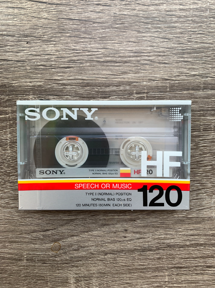 1986 Sony HF Blank Cassette 120 mins – The Turntable Store