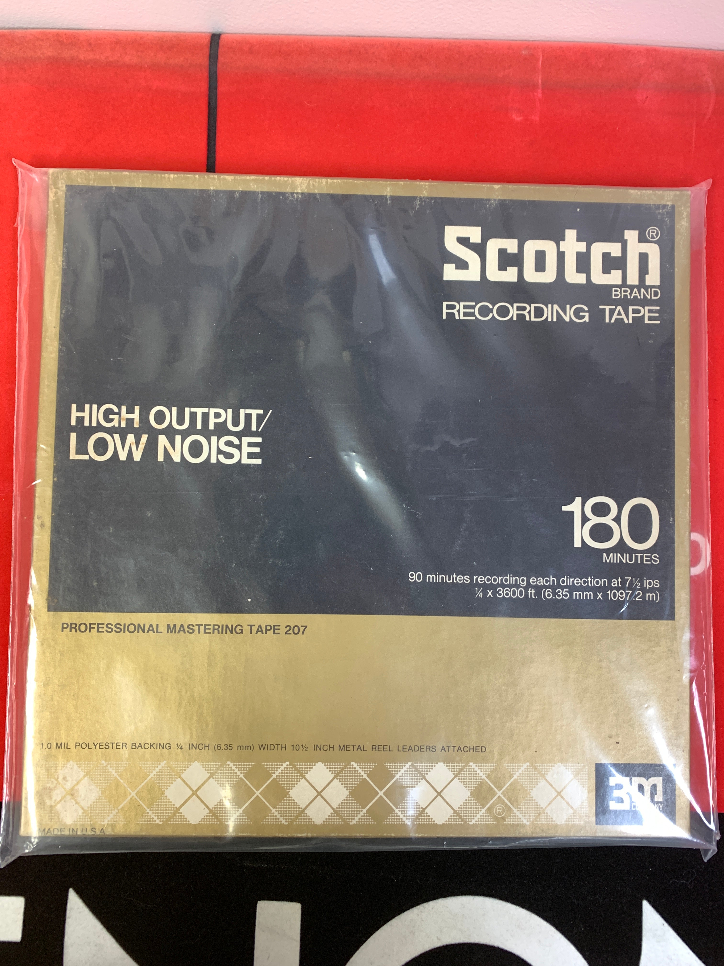 SCOTCH 10 inch 207 Recording Tape Metal Reel 3600ft * Box * Used – The ...