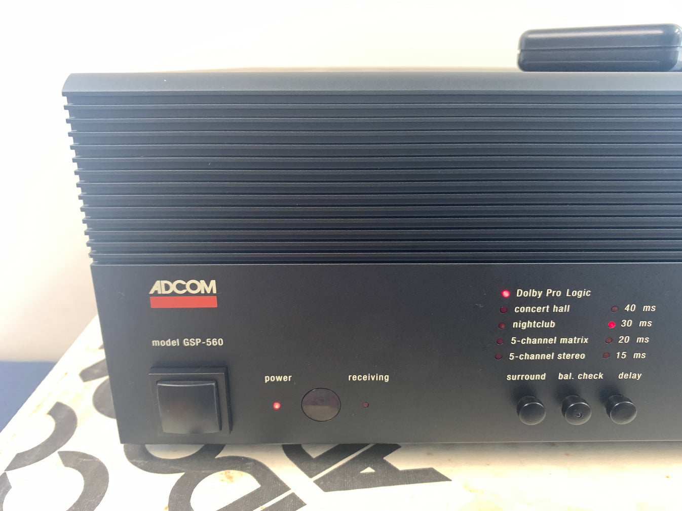 Adcom GSP-560 Sourround Processor * Box * Remote – The Turntable Store