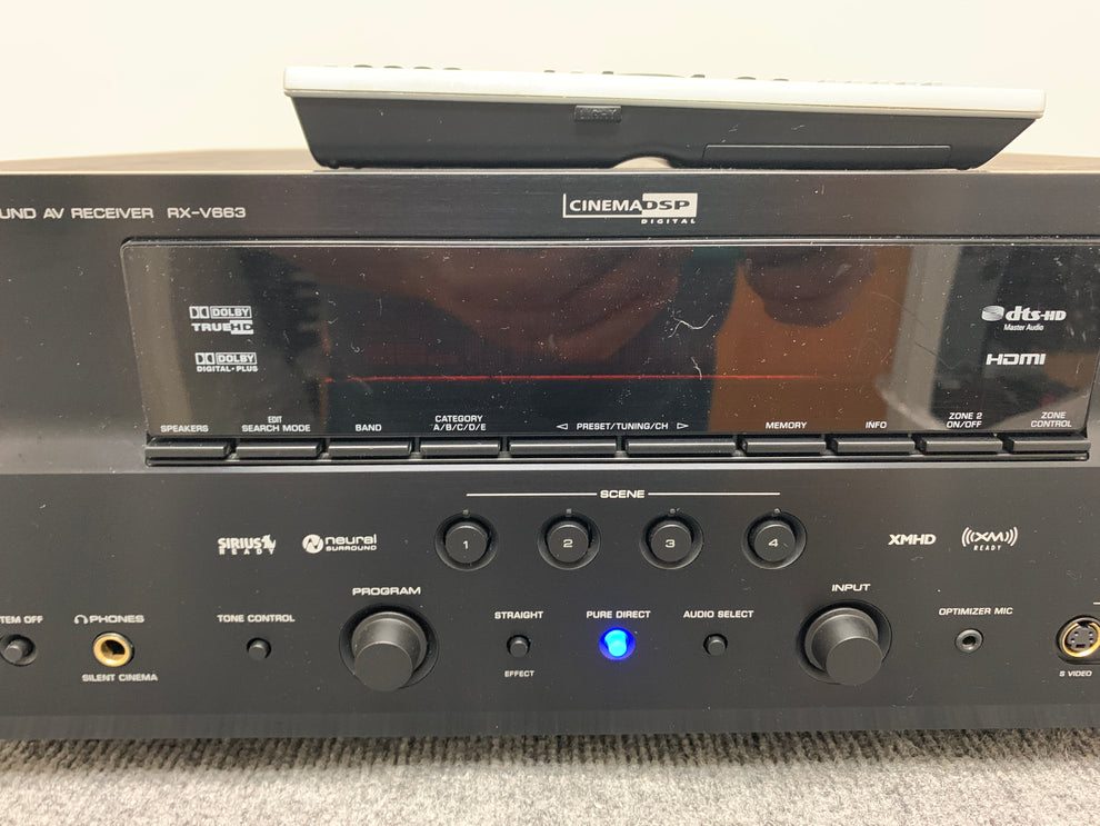 Yamaha RX-V663 Stereo Receiver - Remote Control – The Turntable Store