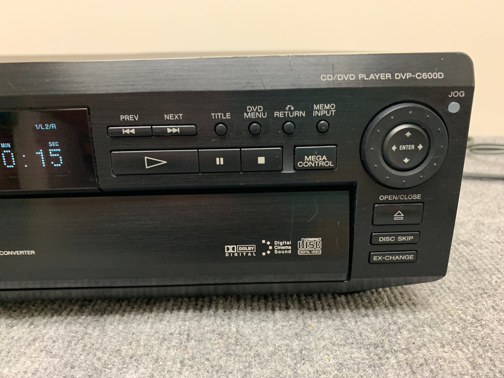 Sony DVP-C600D CD/DVD Carousel - 5 Discs – The Turntable Store