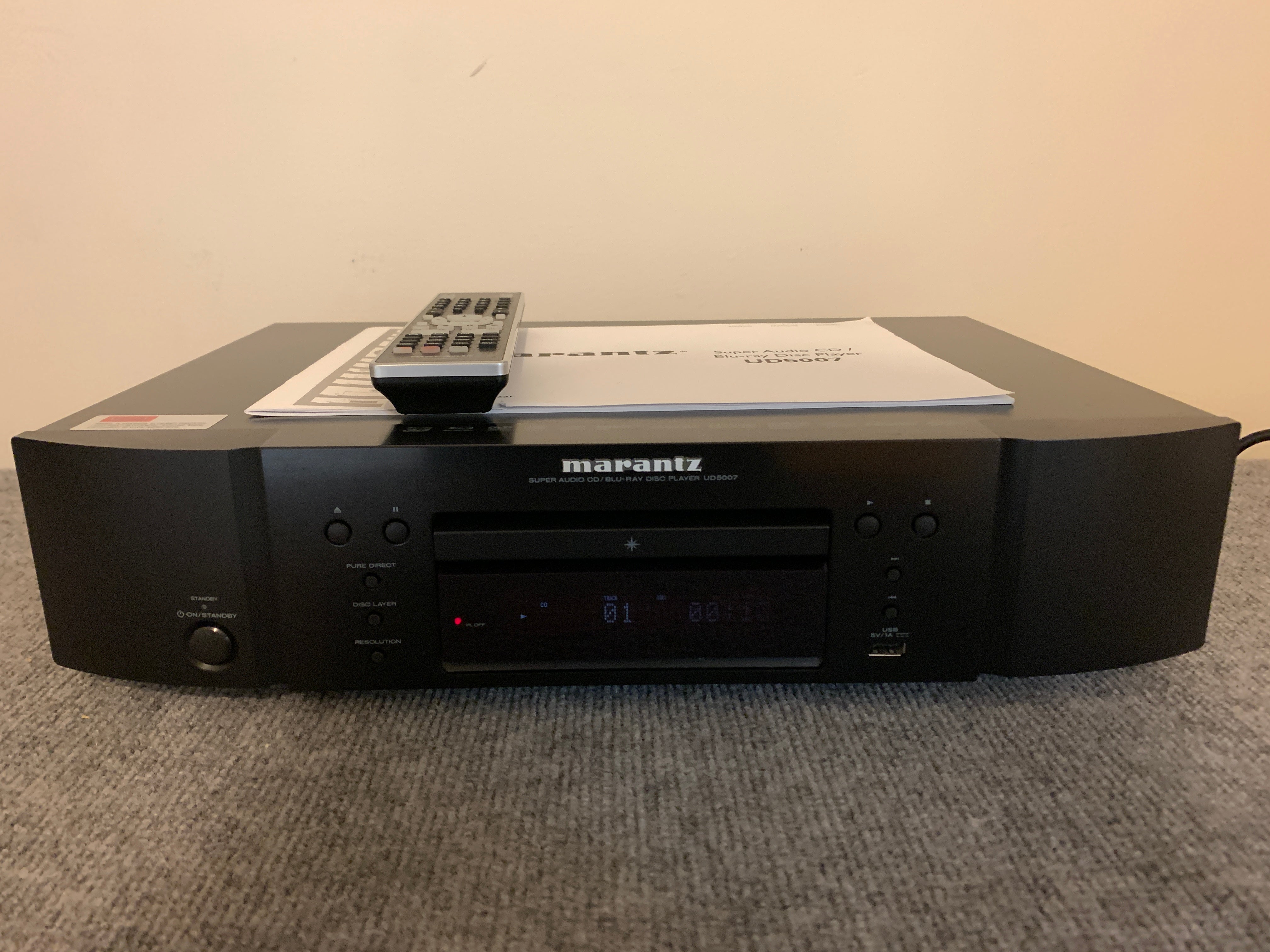 Marantz UD5007 Universal Blu-Ray Player * Remote * Manual – The ...