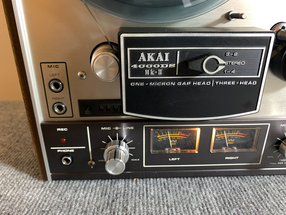 Akai 4000DS MKII Reel to Reel Tape Recorder – The Turntable Store