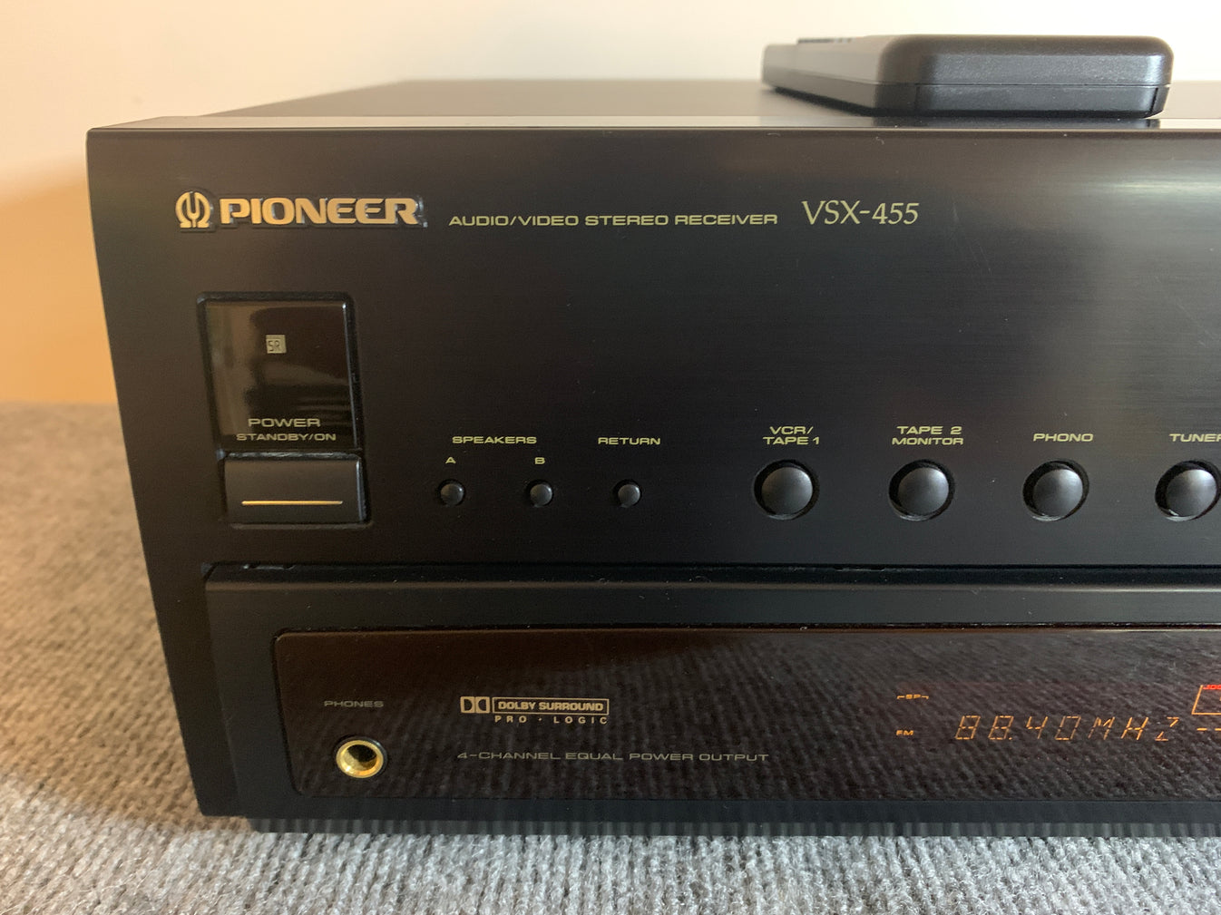 Pioneer VSX-455 Stereo Receiver * Remote Control – The Turntable Store