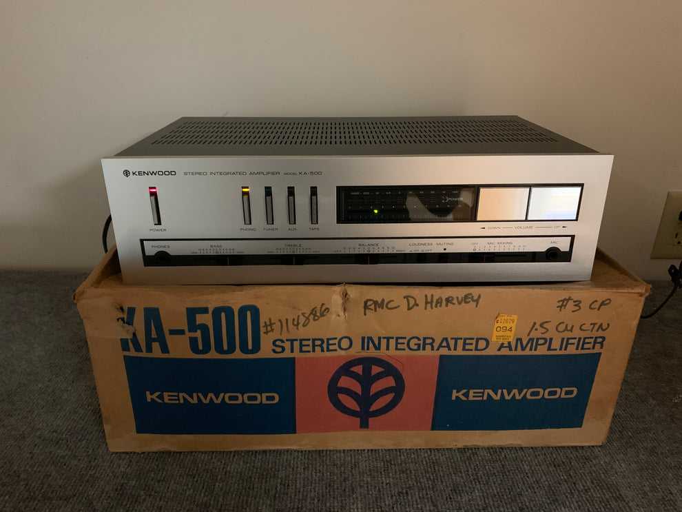Kenwood KA-500 Stereo Integrated Amplifier – The Turntable Store