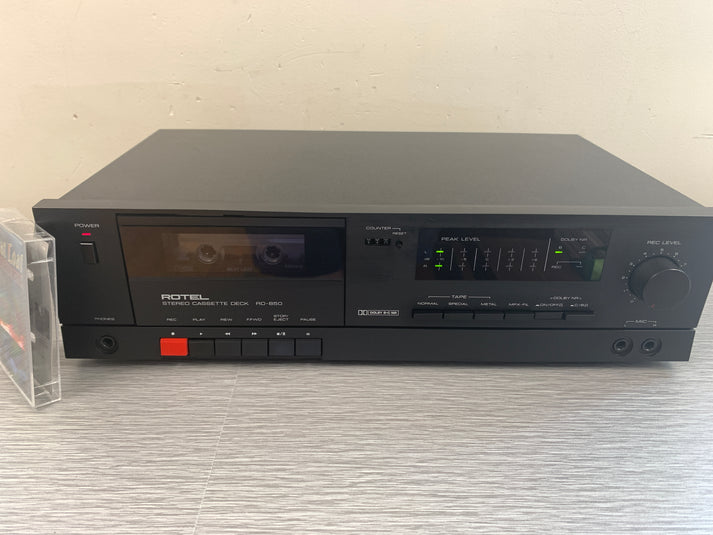 Rotel RD-850 Single Cassette Deck – The Turntable Store