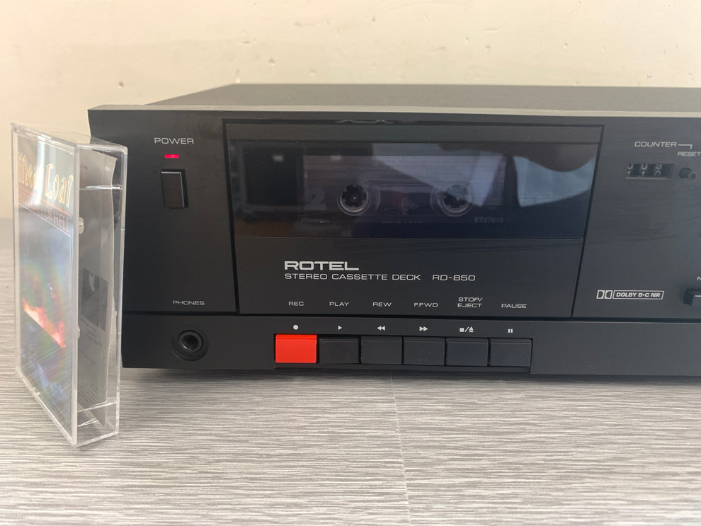 Rotel RD-850 Single Cassette Deck – The Turntable Store