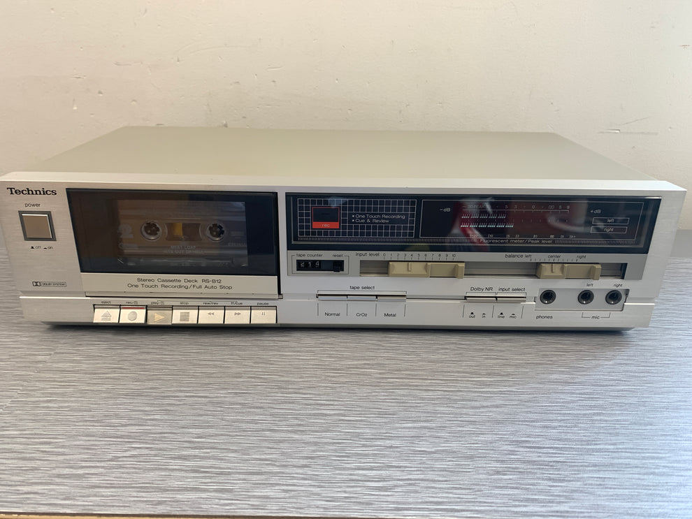 Technics RS-B12 Single Cassette Deck – The Turntable Store