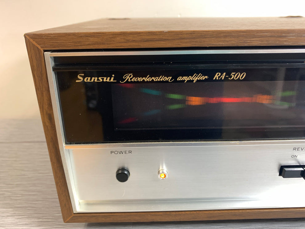 Sansui RA-500 Reverberation Amplifier (1971-86) – The Turntable Store