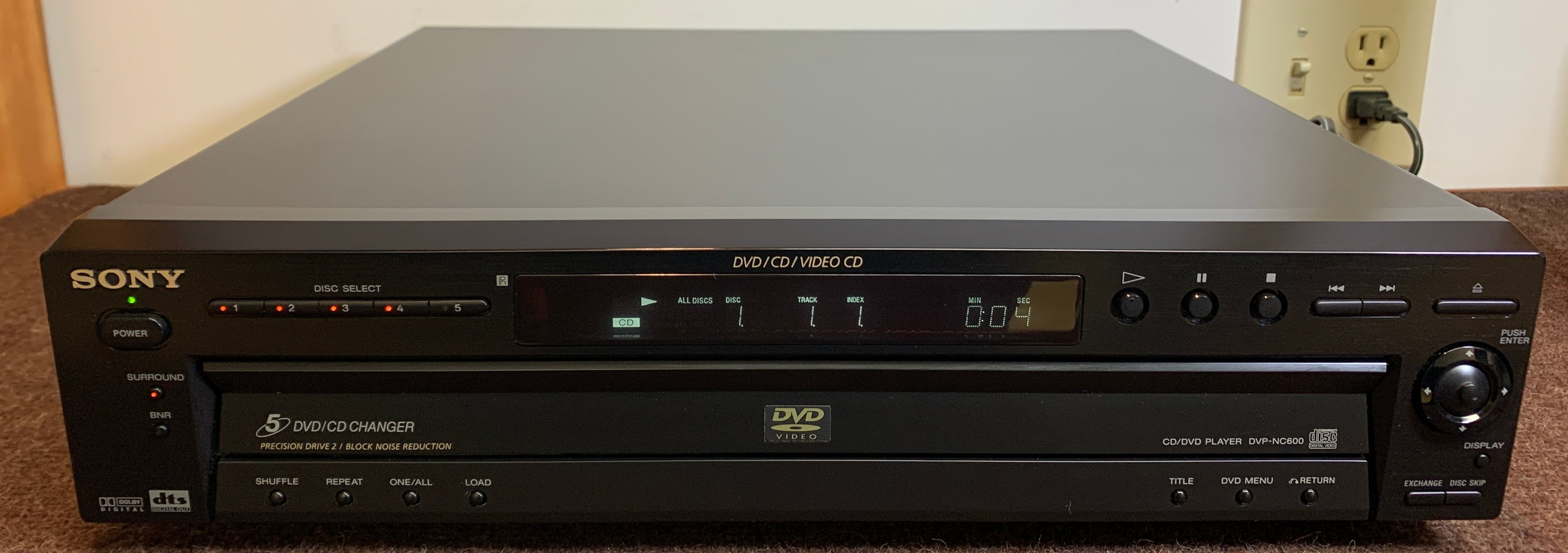 Sony DVP-NC600 CD/DVD Carousel * 5 Discs – The Turntable Store