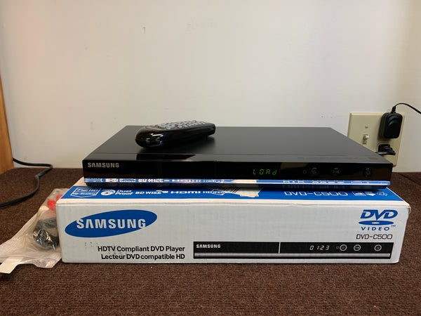 Samsung DVD-C500 Upconverting DVD Player * Remote * Box – The Turntable ...