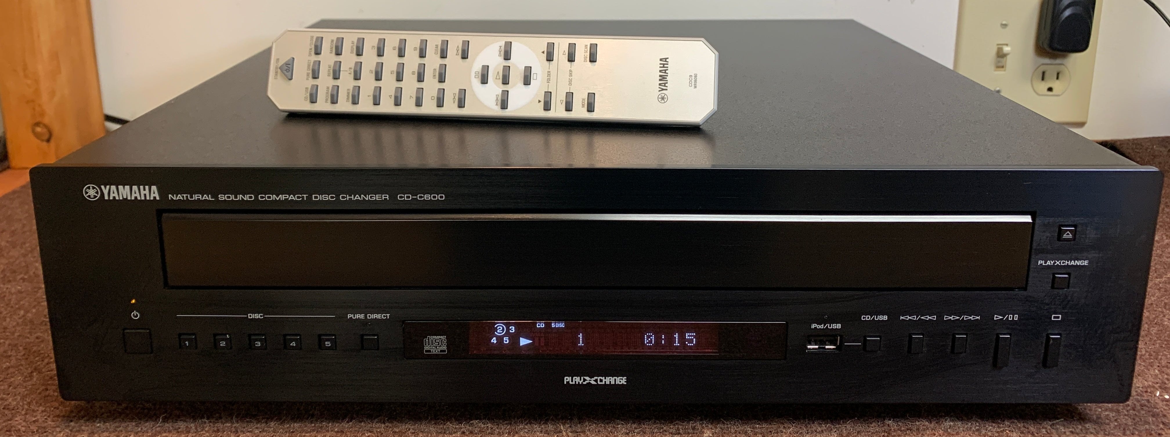 Yamaha CD-C600 CD Carousel * 5 Discs * Remote – The Turntable Store