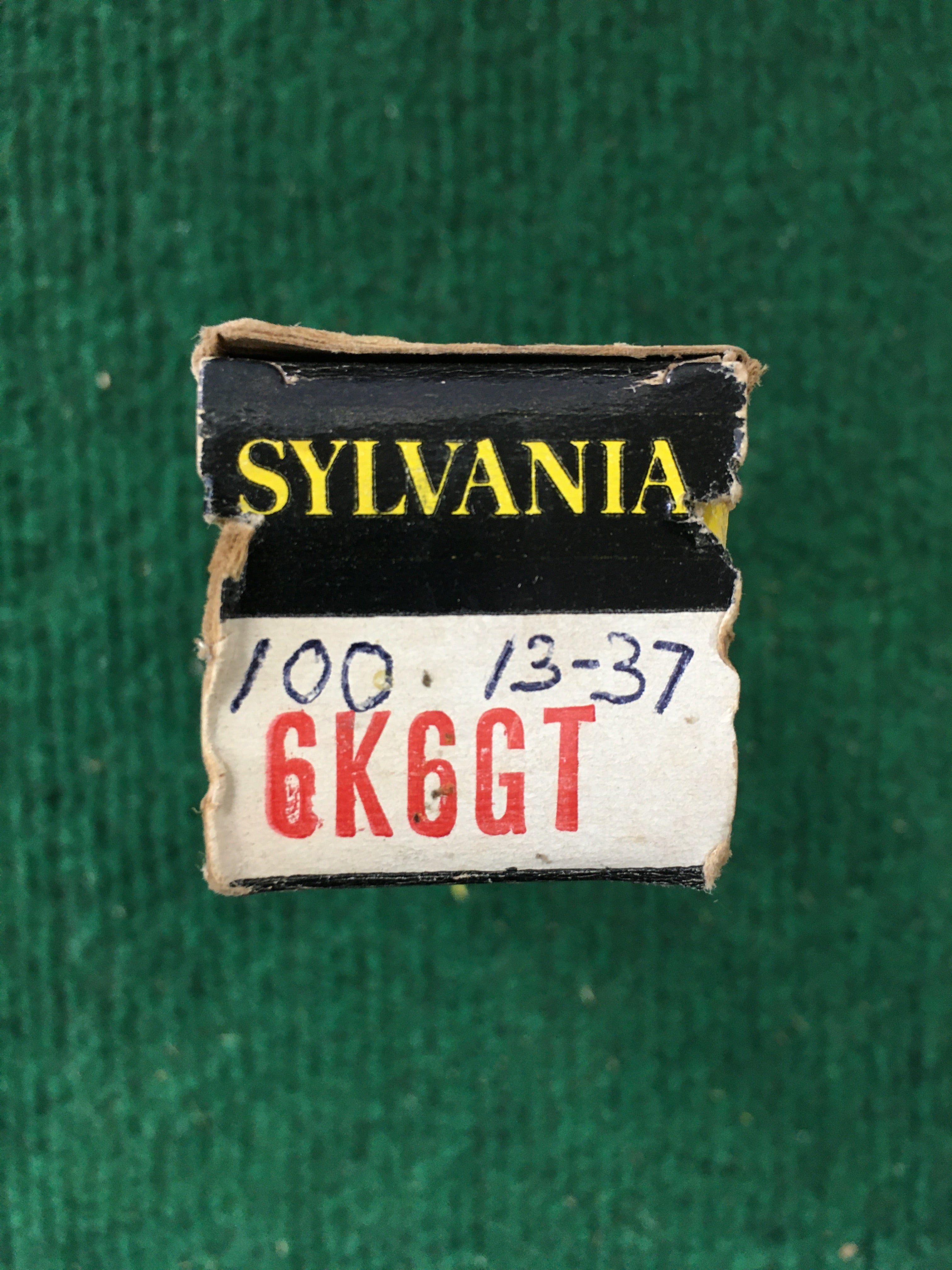 Sylvania 6K6GT Vacuum Tube * Tested 100% – The Turntable Store