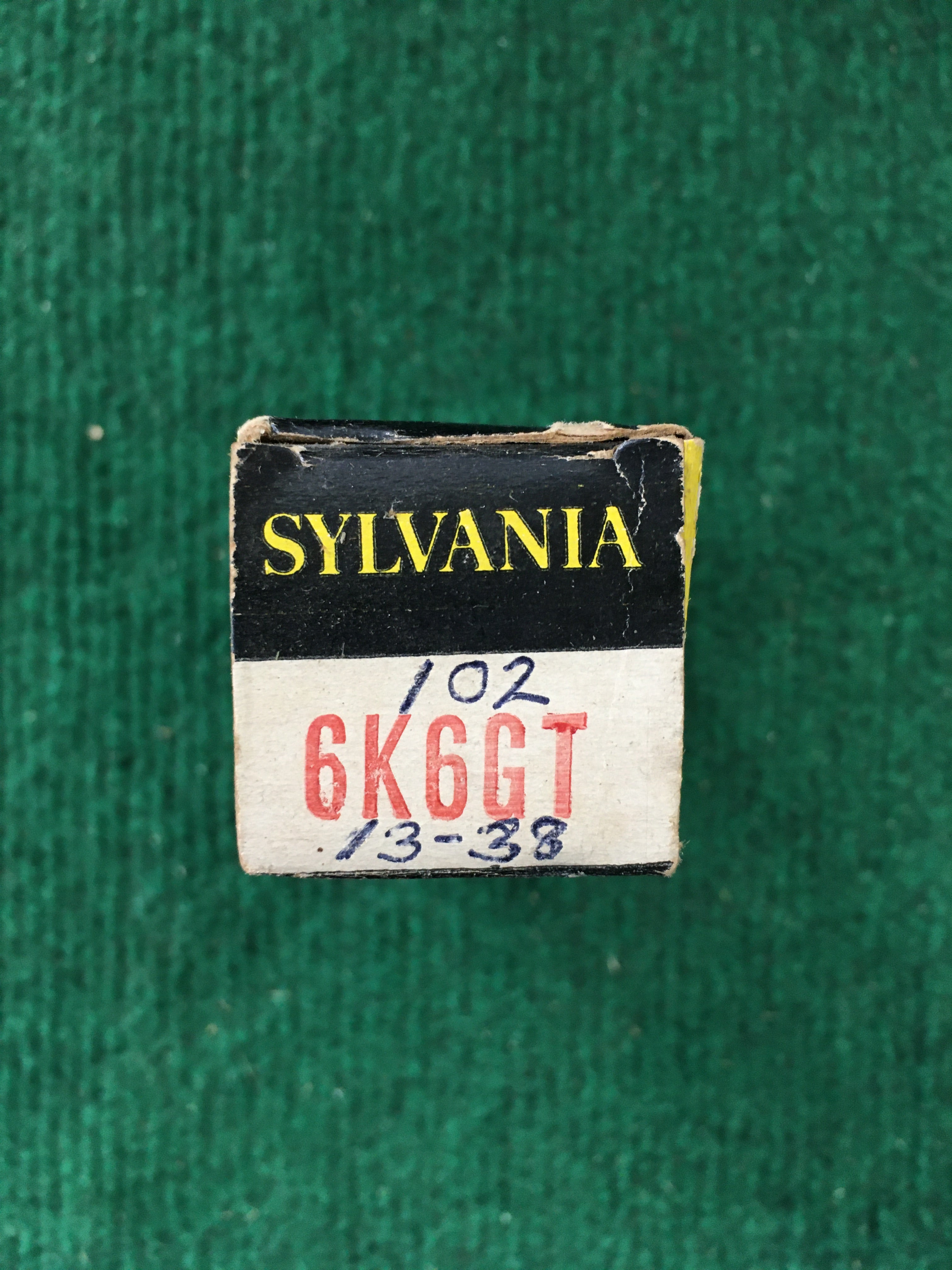 Sylvania 6K6GT Vacuum Tube * Tested 102% – The Turntable Store