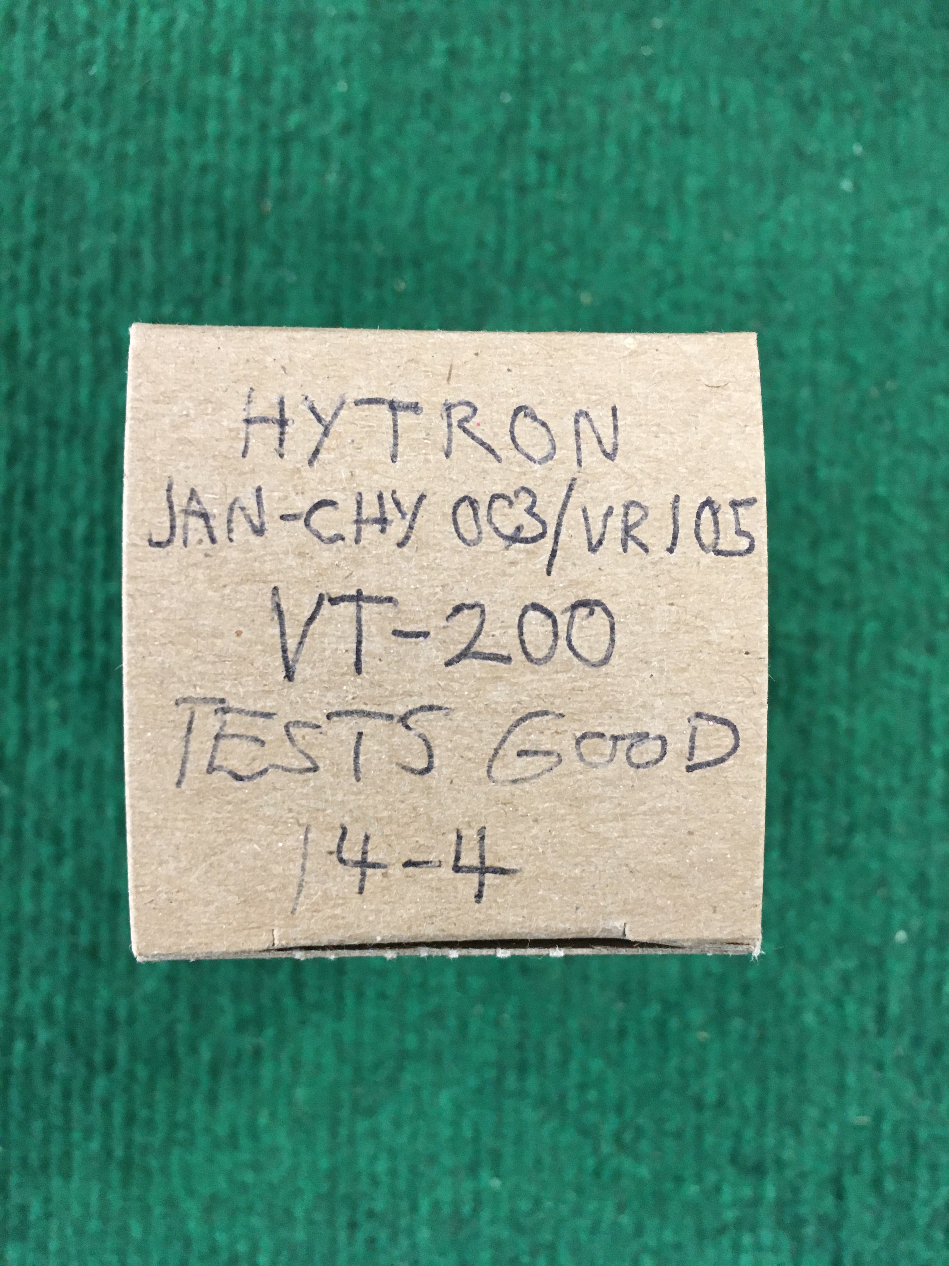 Hytron VT-200 Vacuum Tube * Tested Good – The Turntable Store