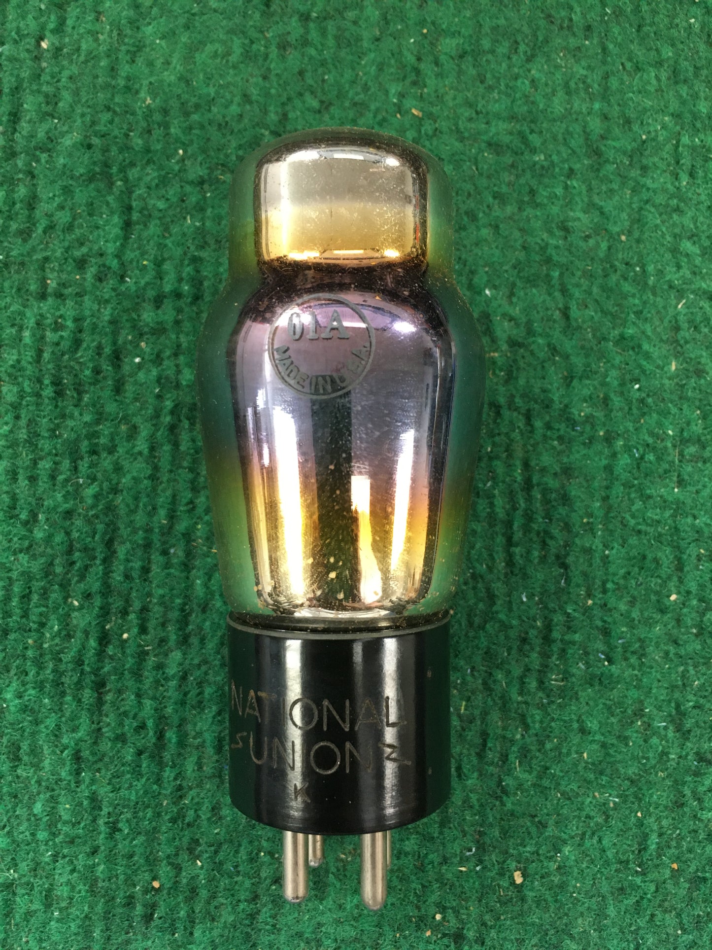 National Union Type 01A Vacuum Tube * Tested 105 – The Turntable Store