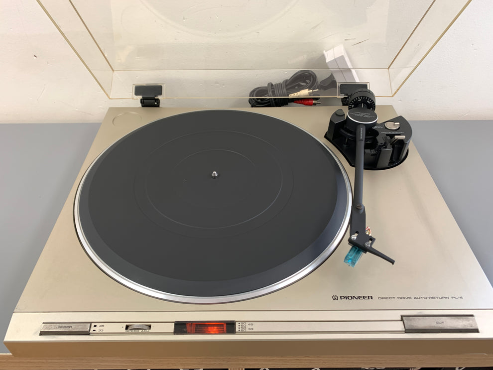 Pioneer PL-4 Turntable with New Stylus – The Turntable Store