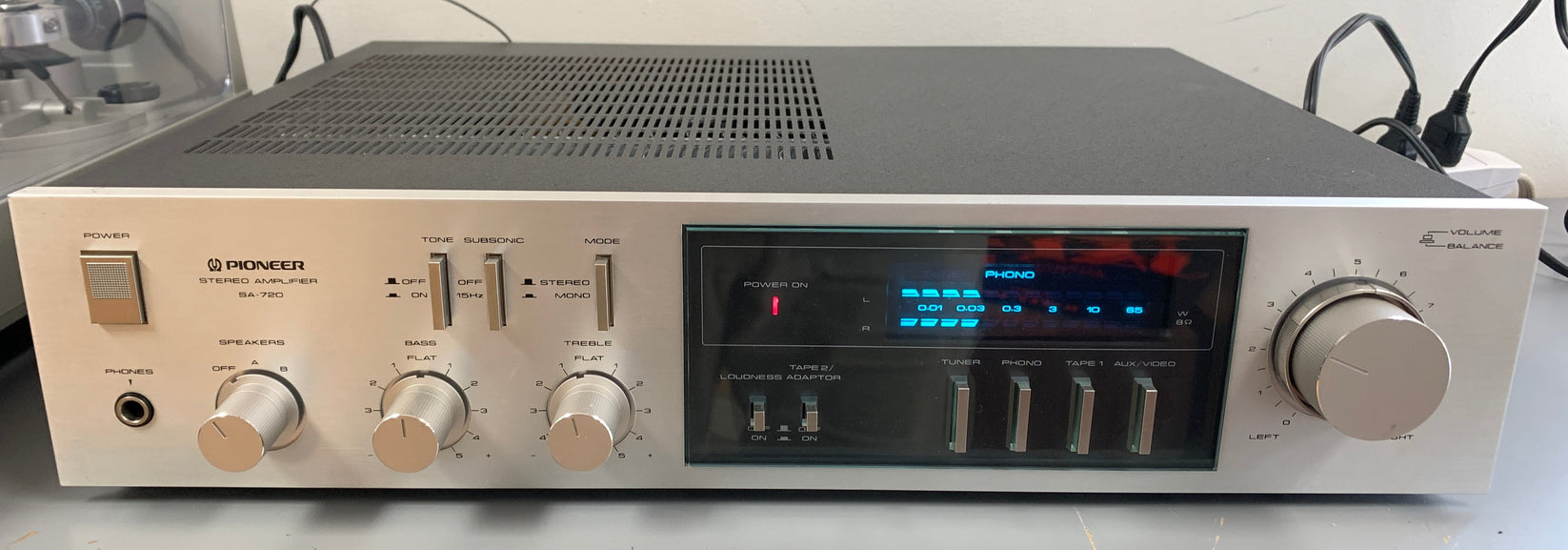Pioneer SA-720 Integrated Amplifier * 65W RMS – The Turntable Store