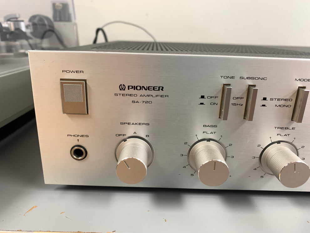 Pioneer SA-720 Integrated Amplifier * 65W RMS – The Turntable Store