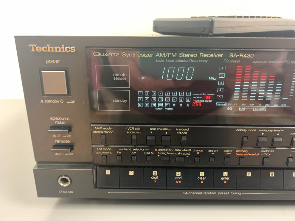 Technics SA-R430 Stereo Receiver * Remote * 100W RMS – The Turntable Store