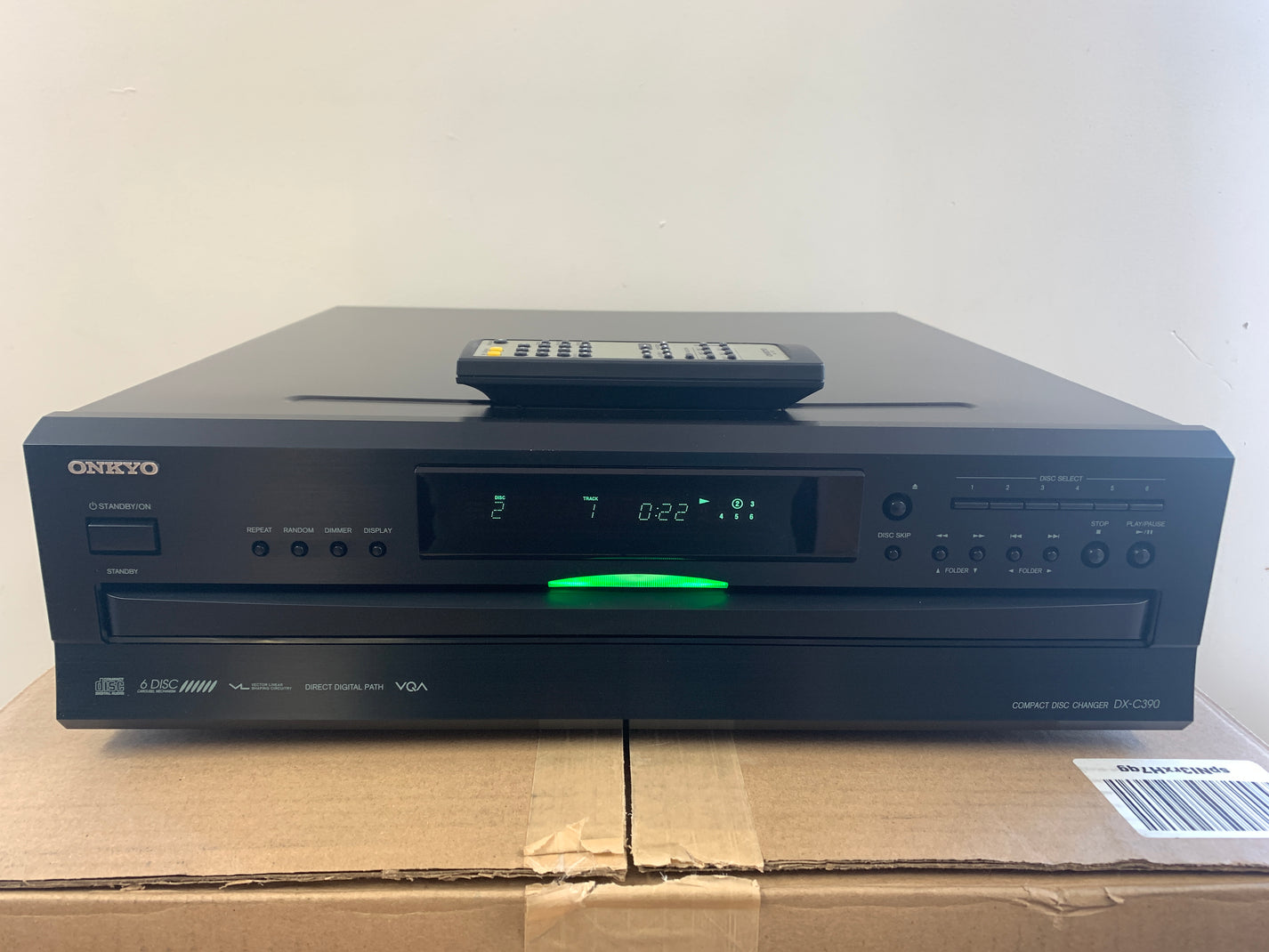 Onkyo DX-390 CD Carousel 6 Discs * Remote * Box – The Turntable Store