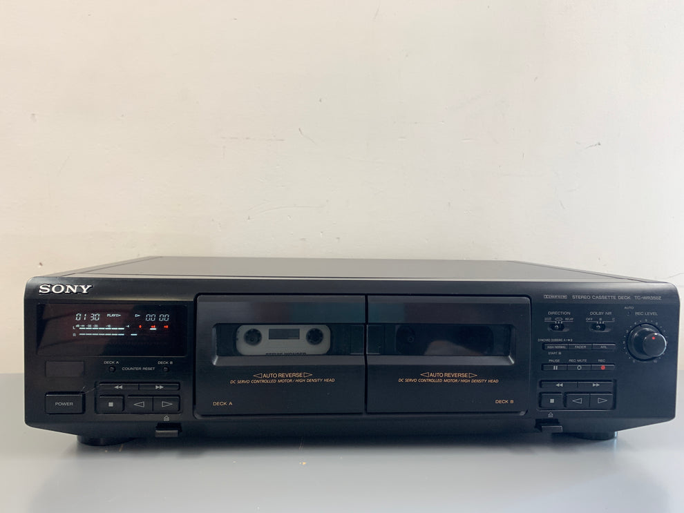 Sony TC-WR350Z Double Cassette Deck – The Turntable Store