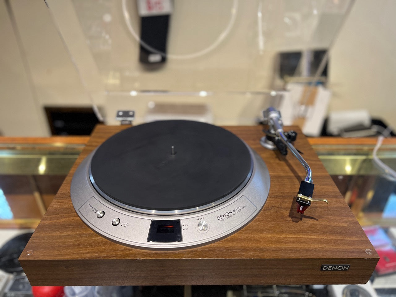 Denon DP-1100 Direct Drive Turntable * Denon Tone Arm * Ortofon 2M Red ...