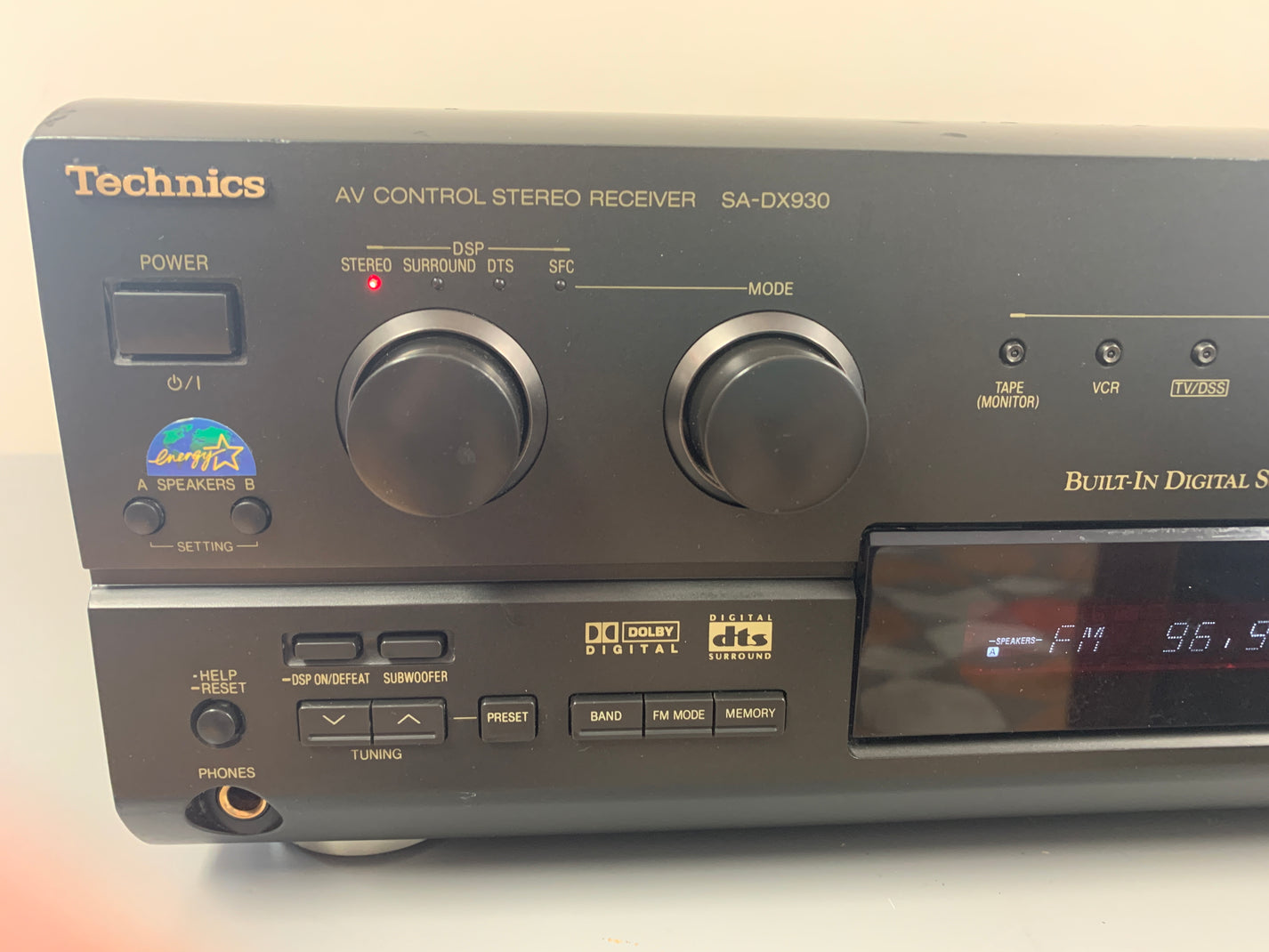 Technics SA-DX930 Stereo receiver * 100W RMS * Remote Control – The Turntable Store