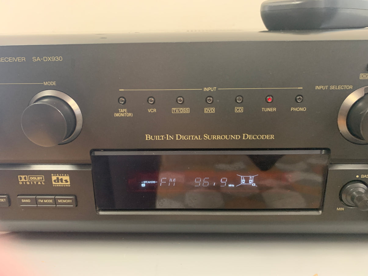 Technics SA-DX930 Stereo receiver * 100W RMS * Remote Control – The Turntable Store