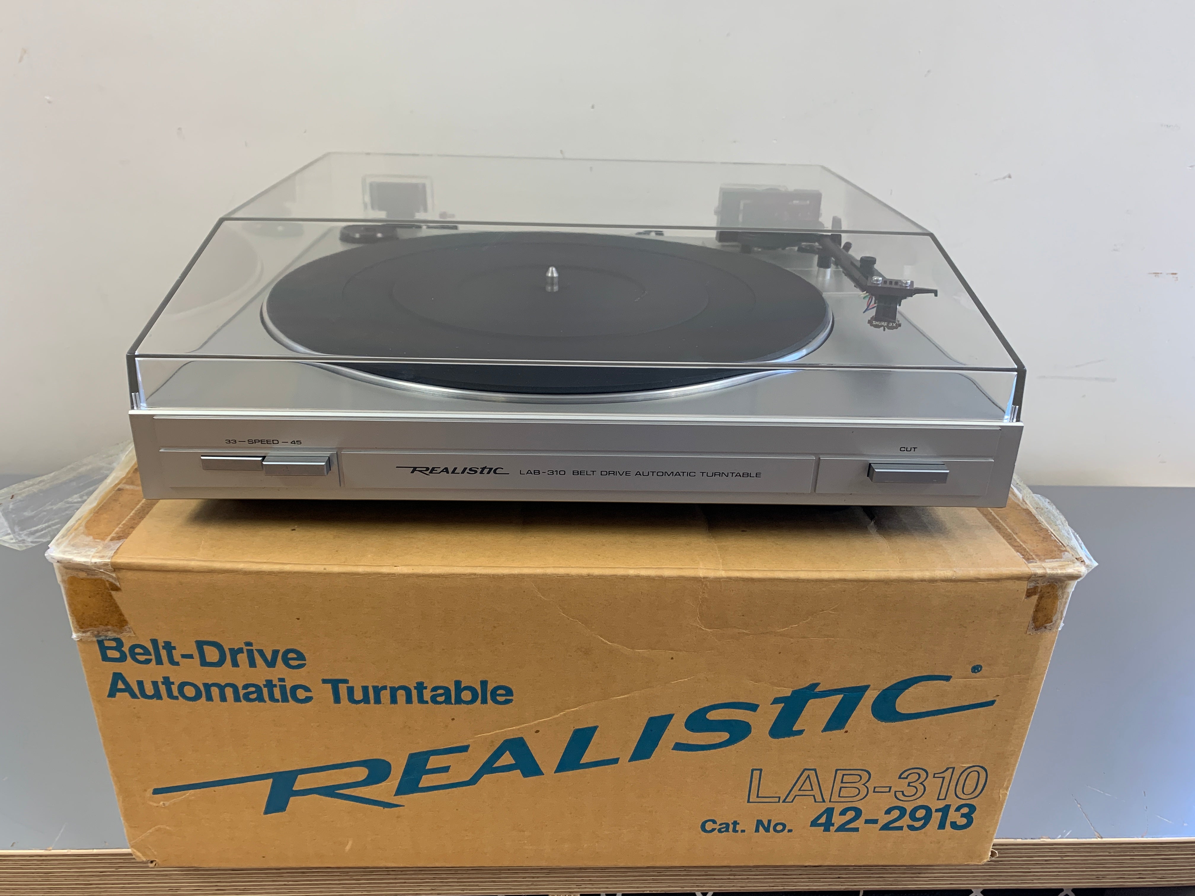 Realistic LAB310 Turntable * Box * – The Turntable Store