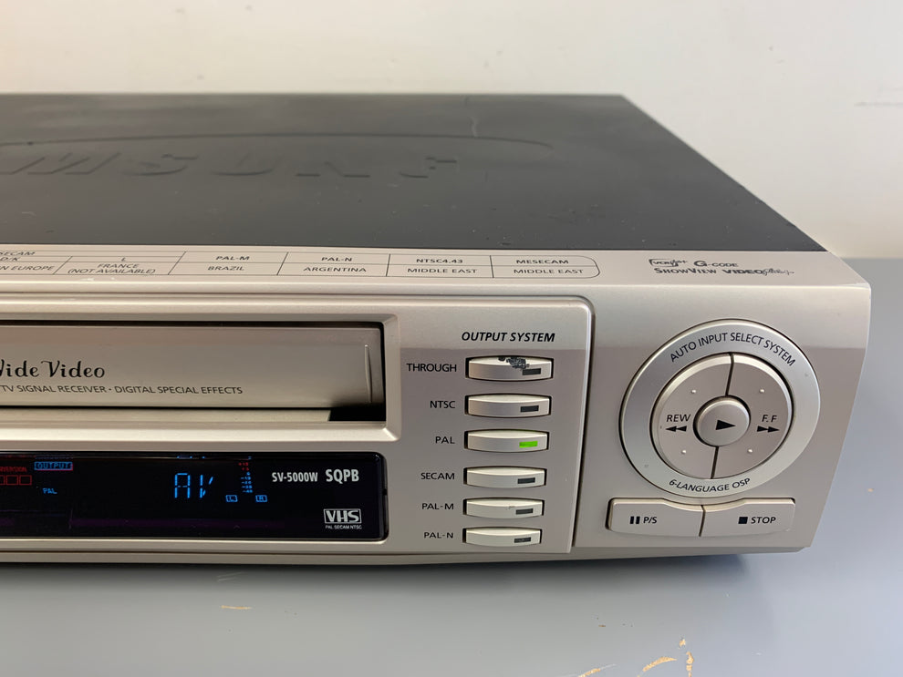Samsung SV-5000W Worldwide VHS Player – The Turntable Store