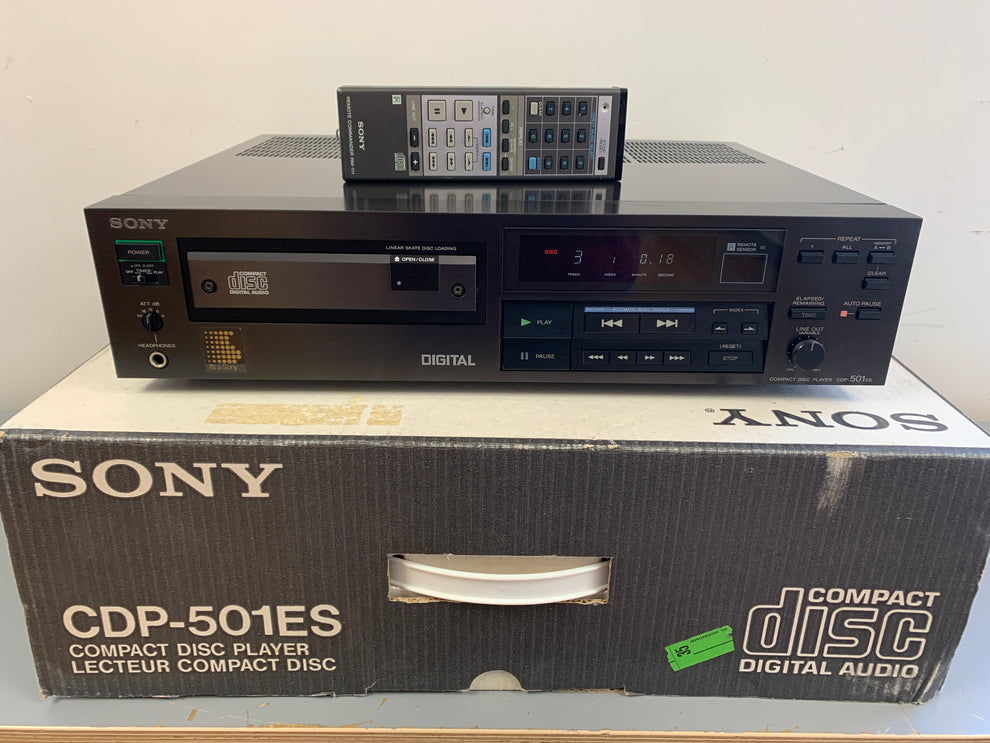 Sony CDP-501ES Single CD Player * Remote * Manual * Box – The Turntable ...